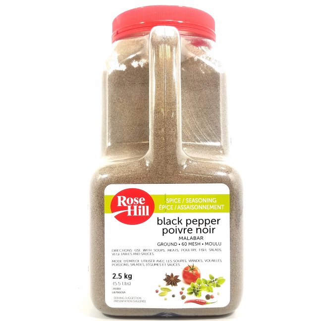 Grounde black pepper 60 mesh - Rose Hill | Aubut (5735)