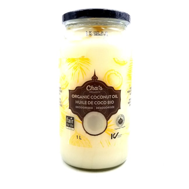 Deodorized Coconut oil - Cha's Organics | Aubut (13309)