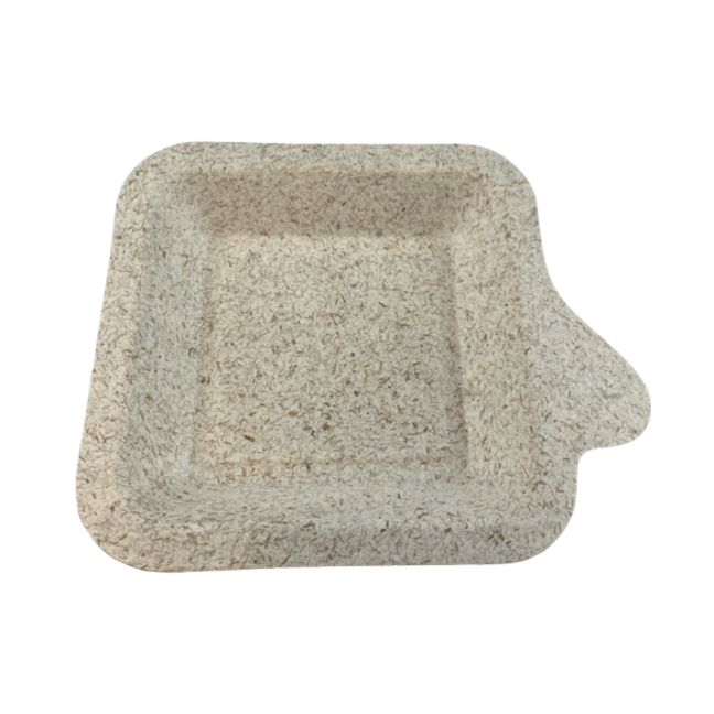 Mini plate with tab Bio - ABC Emballuxe | Aubut (14318)