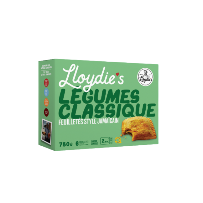 Frozen Jamaican style vegetable puffs - Lloydies | Aubut (6042)