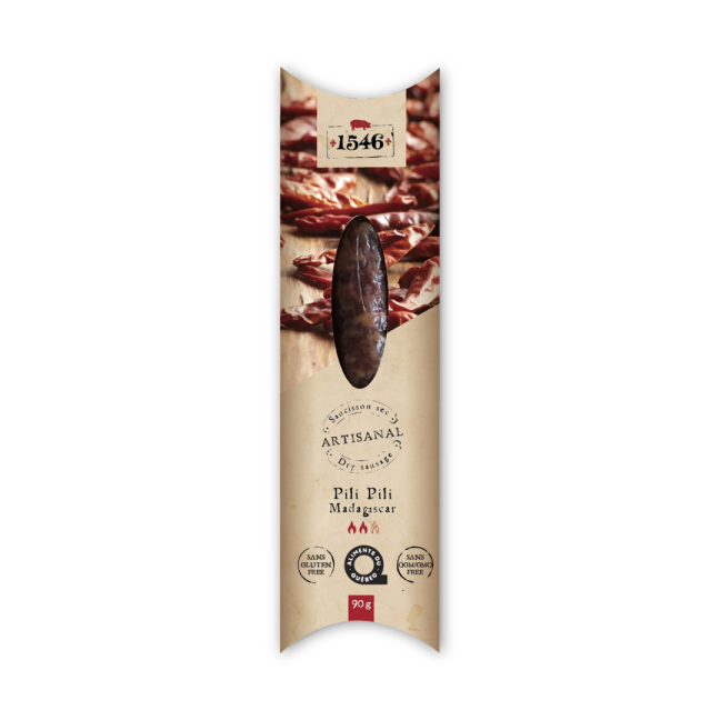 Dry sausage Pili Pili Madagascar - 1546 | Aubut (1232)