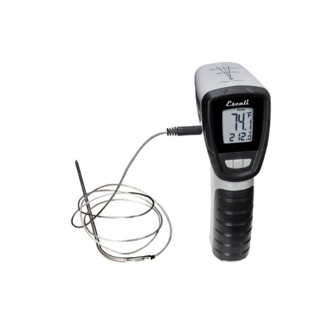 2en1 Infared surface and probe thermometer - Escali | Aubut (14477)