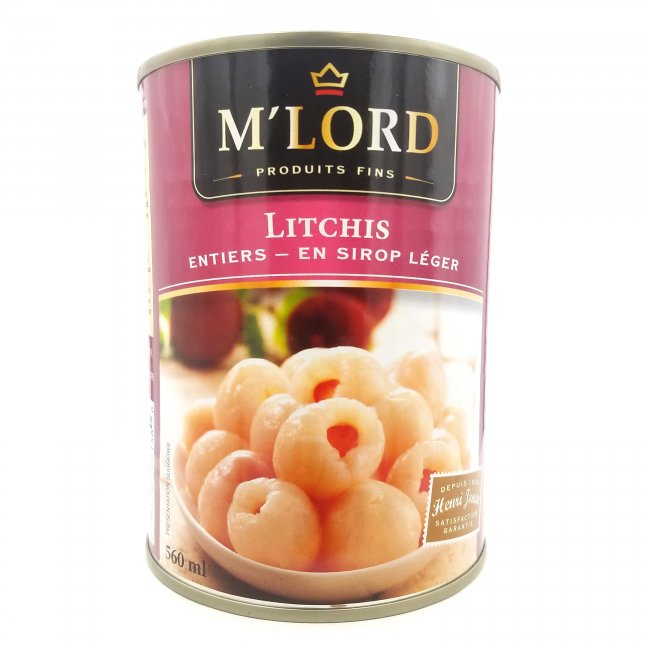 Whole lychees in light syrup - M.Lord | Aubut (3086)