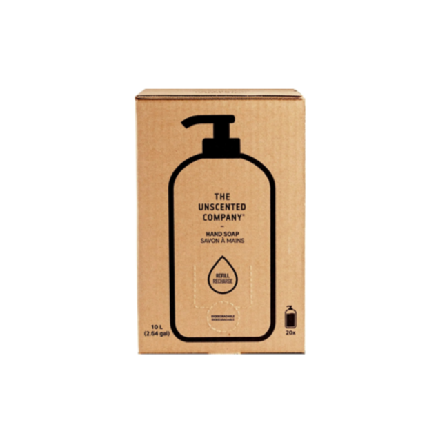 Hand soap refill box - The Unscented Company | Aubut (14910)