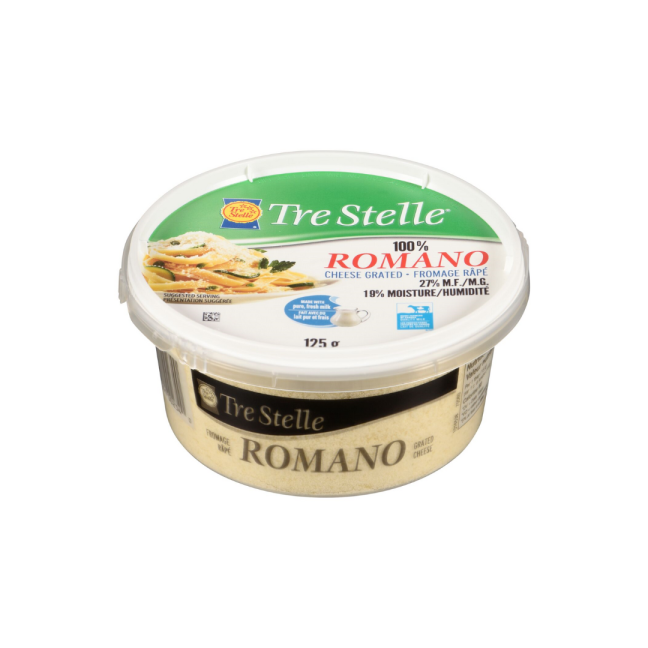 Grated Romano cheese - Tre Stelle | Aubut (1046)