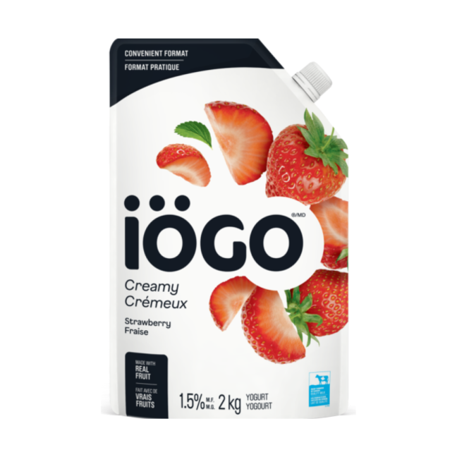 Creamy strawberry yogurt 1.5% - Iogo | Aubut (778)