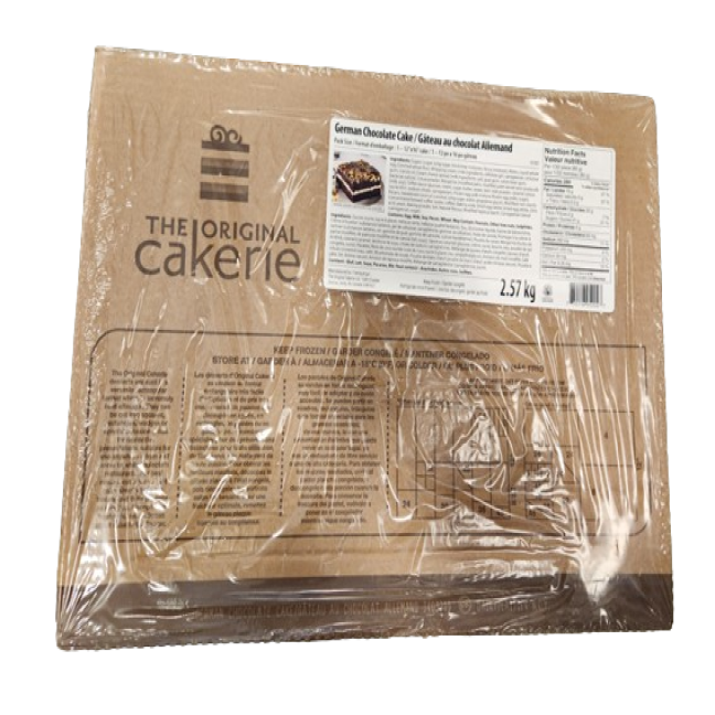 German chocolate cake frozen plate - Original Cakerie | Aubut (9514)