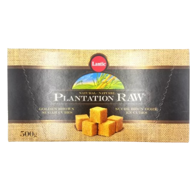 Golden brown sugar cubes - Lantic | Aubut (5556)