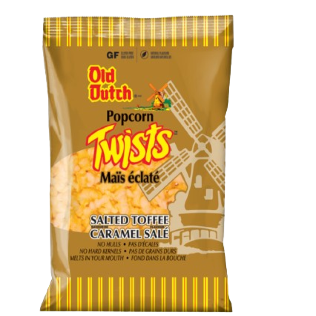 Salted caramel twist Popcorn - Old Dutch | Aubut (15623)