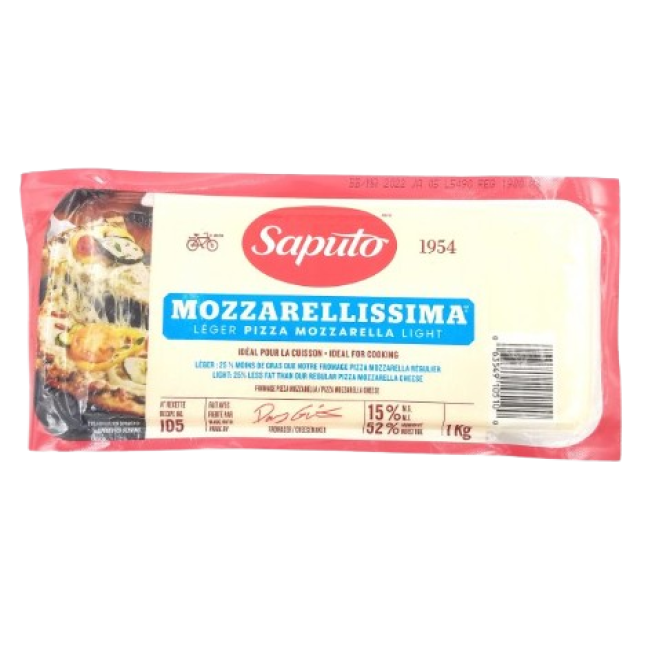 Mozzarella cheese 15% block - Saputo | Aubut (1083)