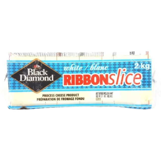 Ribbon sliced white cheese - Black Diamond | Aubut (1123)