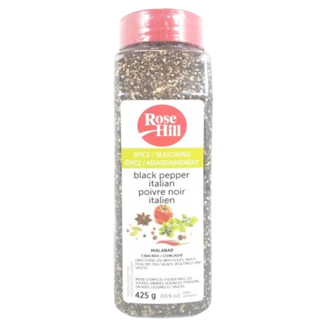 Cracked black pepper italian malabar - Rose Hill | Aubut (5855)