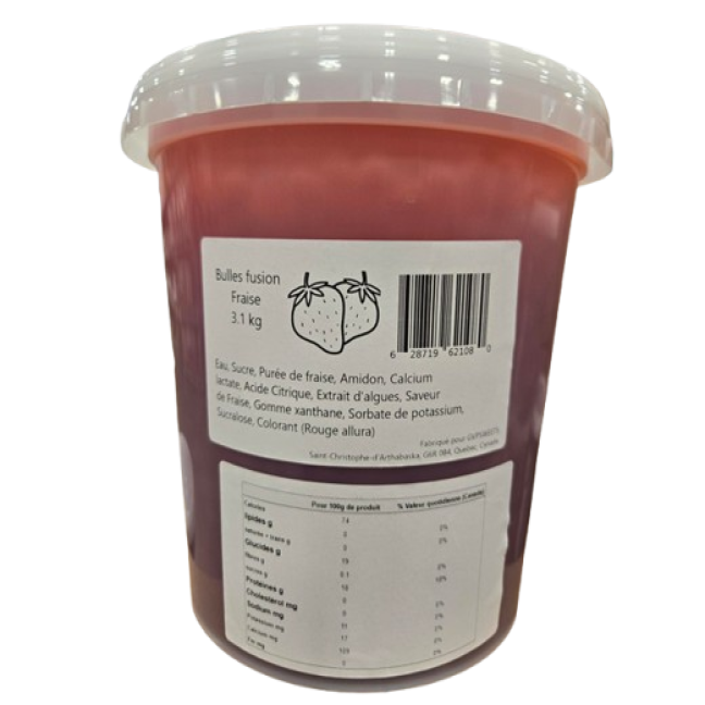 Bulles fusion à la fraise - Bulle Bleue | Aubut (11140)
