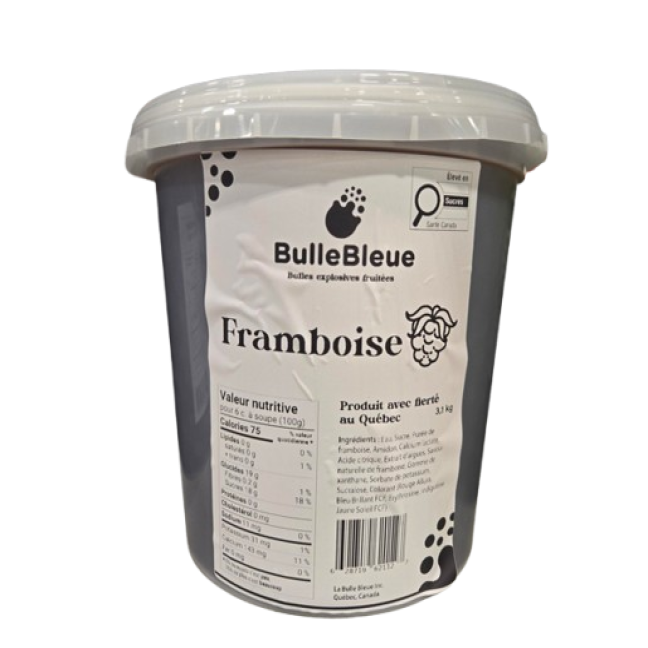 Bulles fusion à la framboise - Bulle Bleue | Aubut (14339)