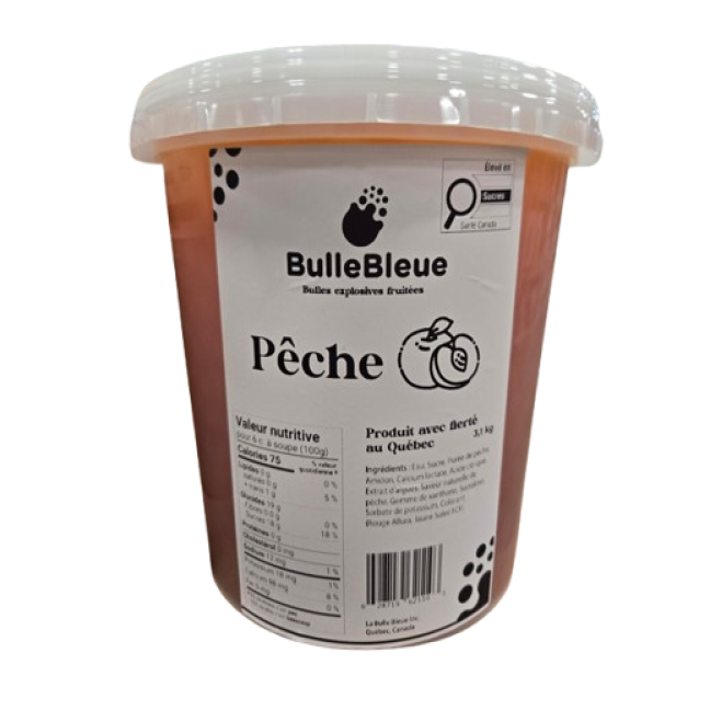 Bulles fusion à la pêche - Bulle Bleue | Aubut (12678)