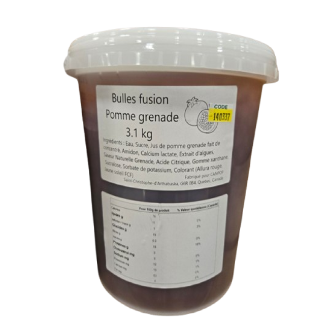 Bulles fusion à la pomme grenade - Bulle Bleue | Aubut (11284)