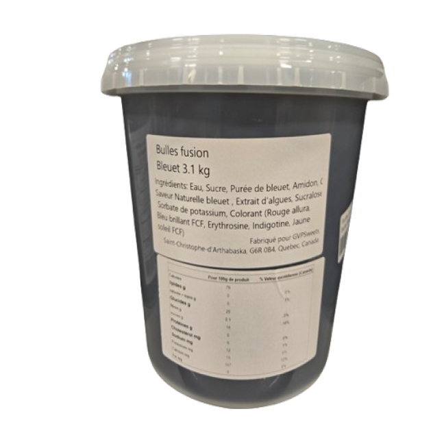 Bulles fusion aux bleuets - Bulle Bleue | Aubut (11139)