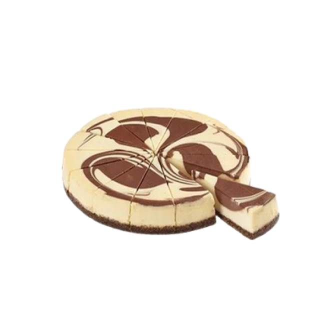 Frozen 10in chocolate swirl cheesecake - Elite Sweet | Aubut (12353)