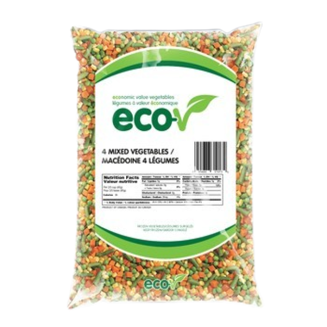 Frozen IQF mixed vegetables - Eco-V | Aubut (2727)