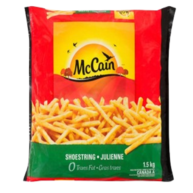 Frozen shoestring cut fries - McCain | Aubut (16278)
