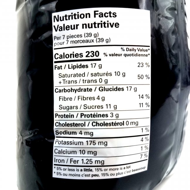 Portion of dark chocolate 72% - Swiss Delice | Aubut (6543)