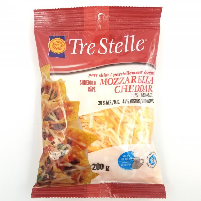 Cheddar and grated mozzarella cheese - Tre Stelle | Aubut (11297)