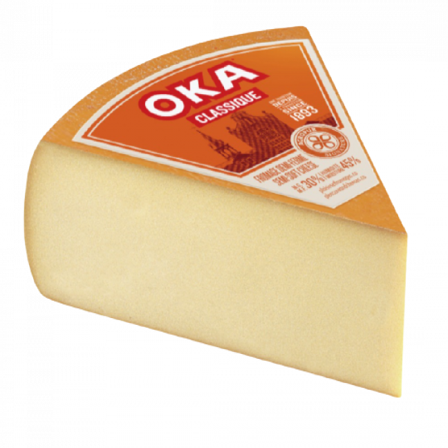 Semi-soft classic cheese [approx. 0.32kg] - Oka | Aubut (84)