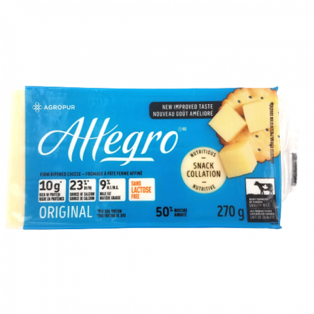 Firm cheese 9% m.g. - Allegro | Aubut (903)